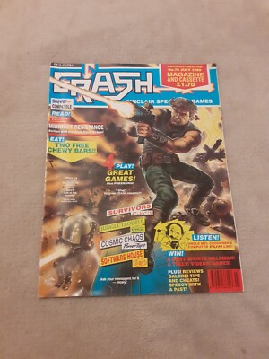 Crash Sinclair ZX Spectrum Computer Game Magazine Issue 78 July 1990 ...