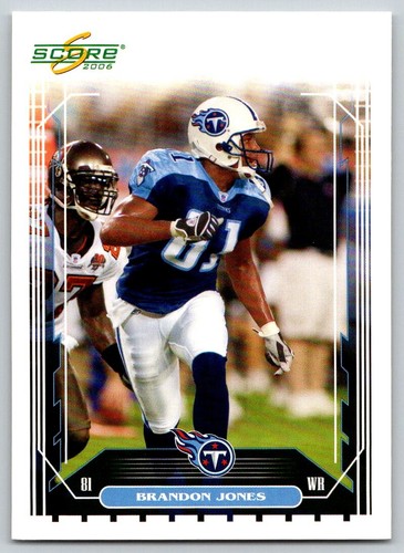 2006 Score Football Card Brandon Jones #268 Tennessee Titans | eBay