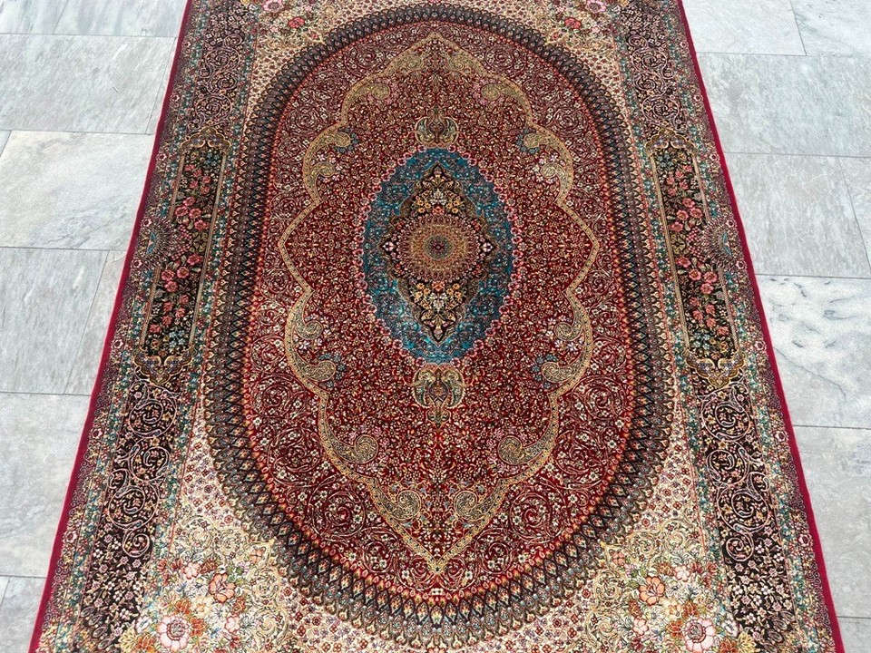 High Quality Silk Floral Luxury Bedroom Rug Traditional Oriental Rug ...