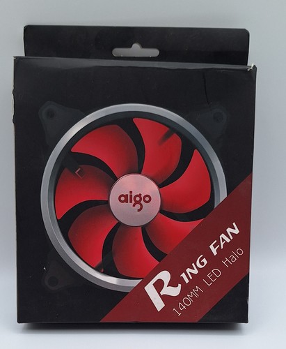 AIGO RING FAN 140MM LED HALO, Open box, Complete, See Description | eBay