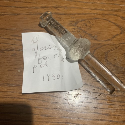 1930’s CORY Glass Filter Rod for Coffee or Tea Antique Embossed | eBay