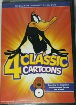 4 Classic Cartoons -(DVD) BARTHOLOMEW VS WHEEL-DVD DISC & COVER ART ...