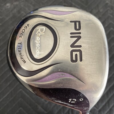 Ping Rhapsody Driver 12* Ladies Pershing Graphite design 45L Womens RH ...