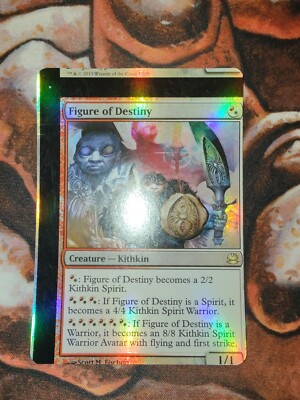 FOIL NFC Miscut Figure of Destiny Modern Masters MMA MTG Magic the ...