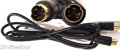 NEW 6' Foot YC Y/C S Video Super Component 2 Male Plug Cable Patch ...