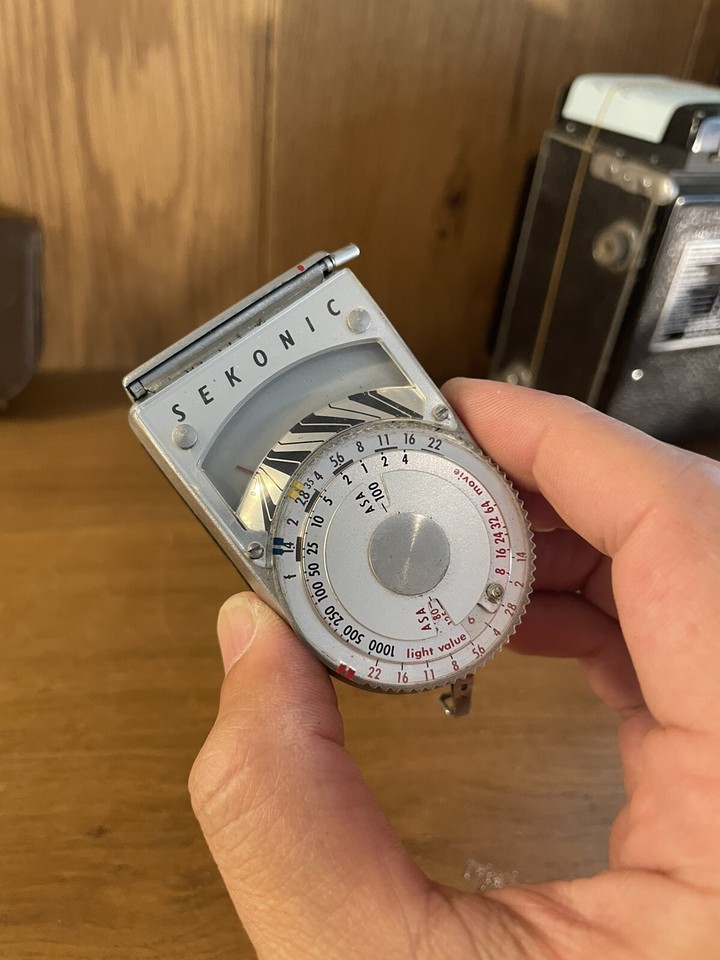 *Near Mint* Sekonic L-8 Director Light Meter with ampfilter from Japan ...