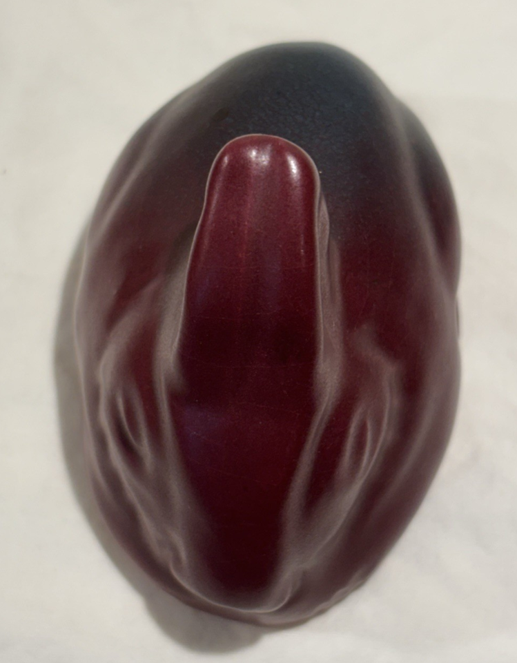 Vintage Van Briggle Pottery Solid Bunny Rabbit Mulberry Glaze Stamped ...