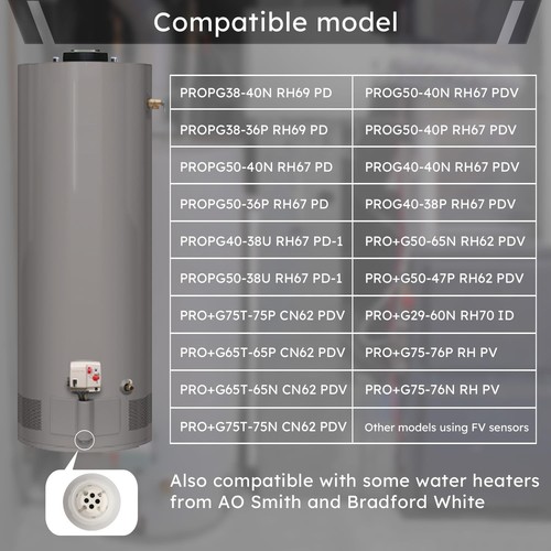 SP20172 FV Sensor Kit | AP134473-25VS | Water Heater Flammable Vapor ...