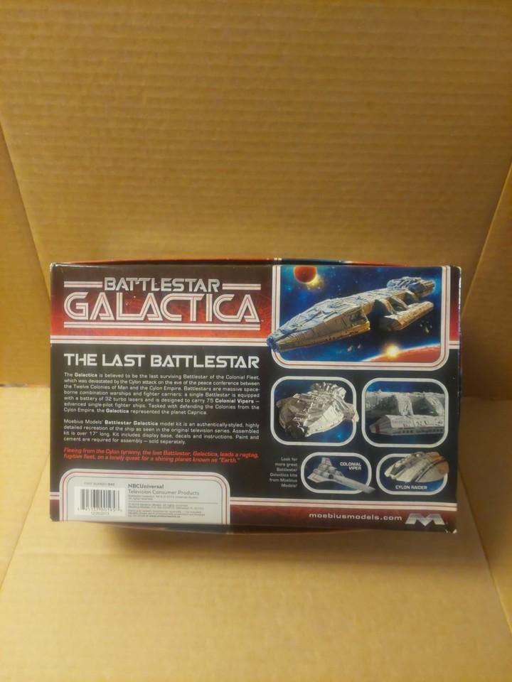 Moebius 942 Classic Battlestar Galactica Original Series 1:4105 Scale ...