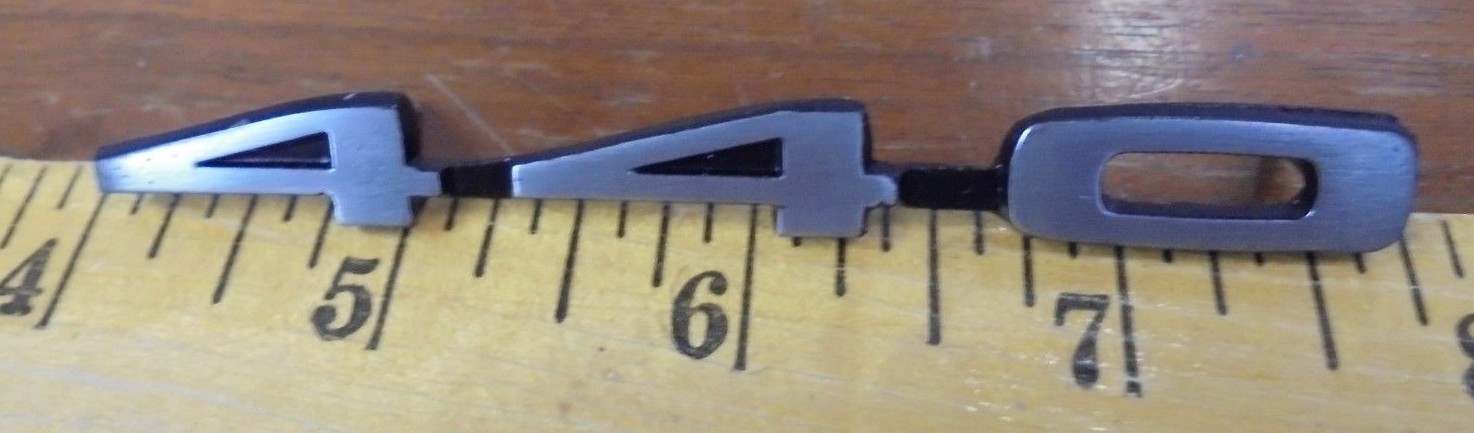 NOS Original Mopar 440 Hood Emblem Nameplate for sale online | eBay