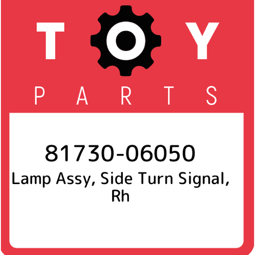 81730-06050 Toyota Lamp assy, side turn signal, rh 8173006050, New ...