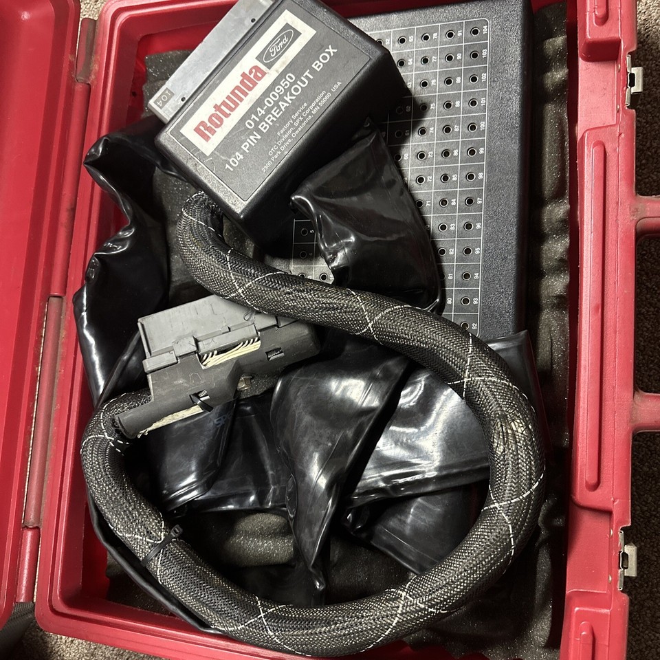 Ford 014-00950 OTC Rotunda 104 Pin EEC-V Breakout Box diagnostic tool ...