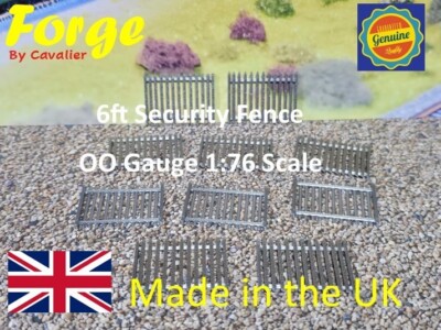 Security Fencing 6ft OO HO Gauge New 10 Pack 1:76 Scale Models Train ...