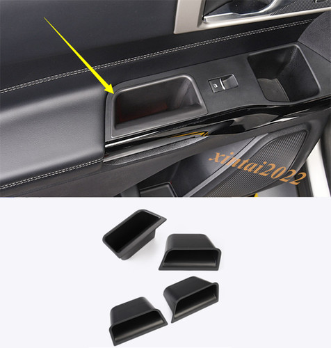 4PCS ABS Interior Car Door Storage Organizer Holder Box For Ford ...