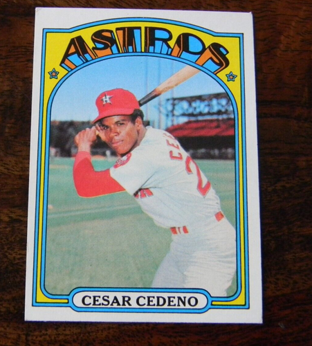 1972 TOPPS BASEBALL CARD #65 CESAR CEDENO HOUSTON ASTROS VGEX NOV163 | eBay