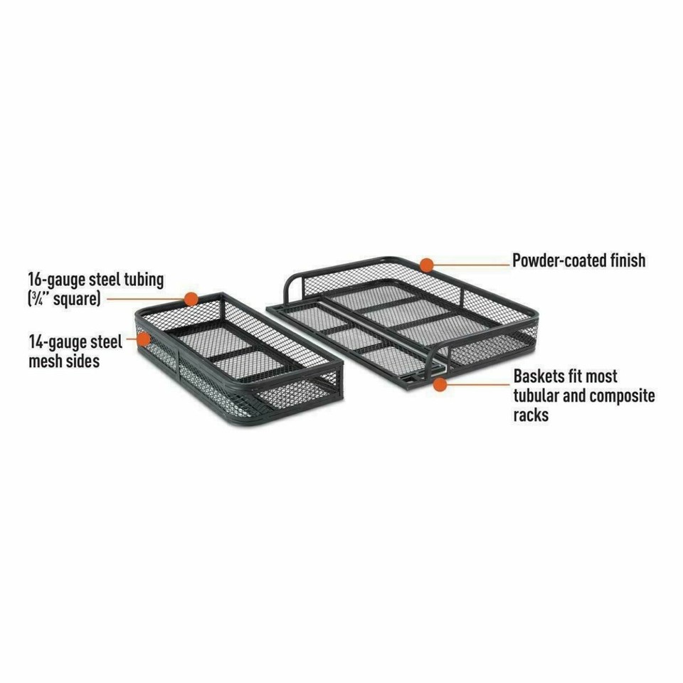ATV Front Rear Rack Set Universal Drop Cargo Basket Storage Carrier ...