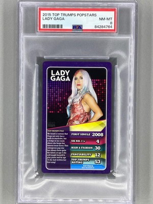 2015 Top Trumps Lady Gaga Popstars PSA 8 Pop 1 (Music) | eBay