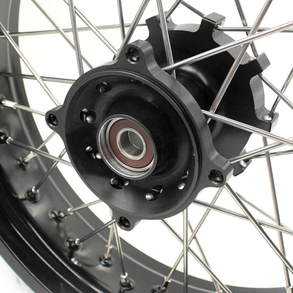 KKE 17" Motard Wheels Tires Set for Suzuki DR650SE 1996-2024 Supermoto ...