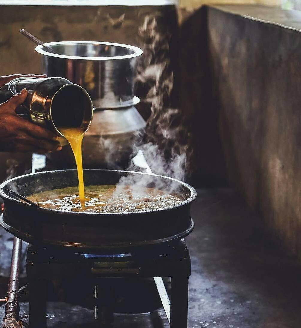 Handmade Urli Bronze Uruli Pot 10 inch Cooking Pot For Chicken Curries ...