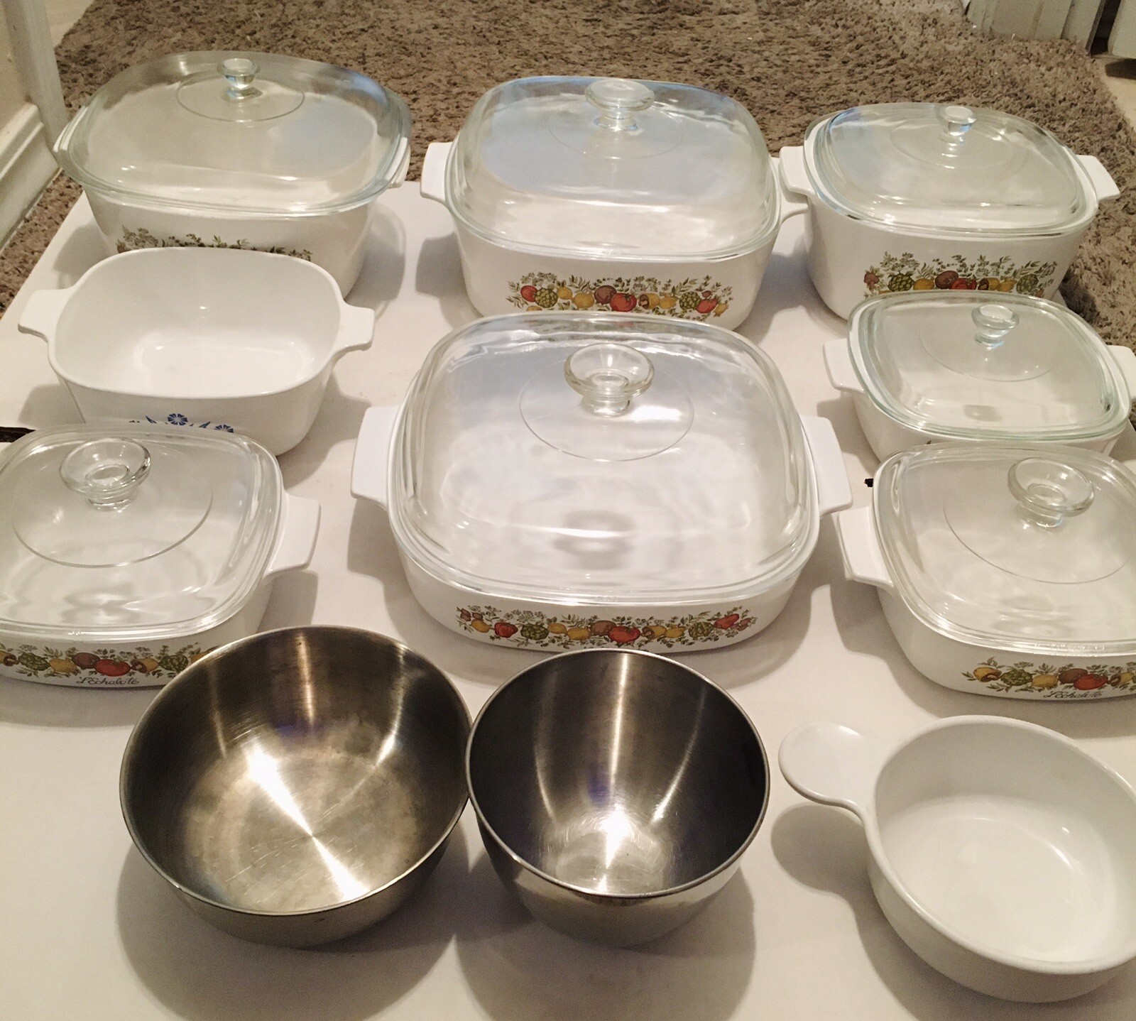 Very Rare Wildflower, Blue Cornflower, Etc CorningWare Collectibles ...