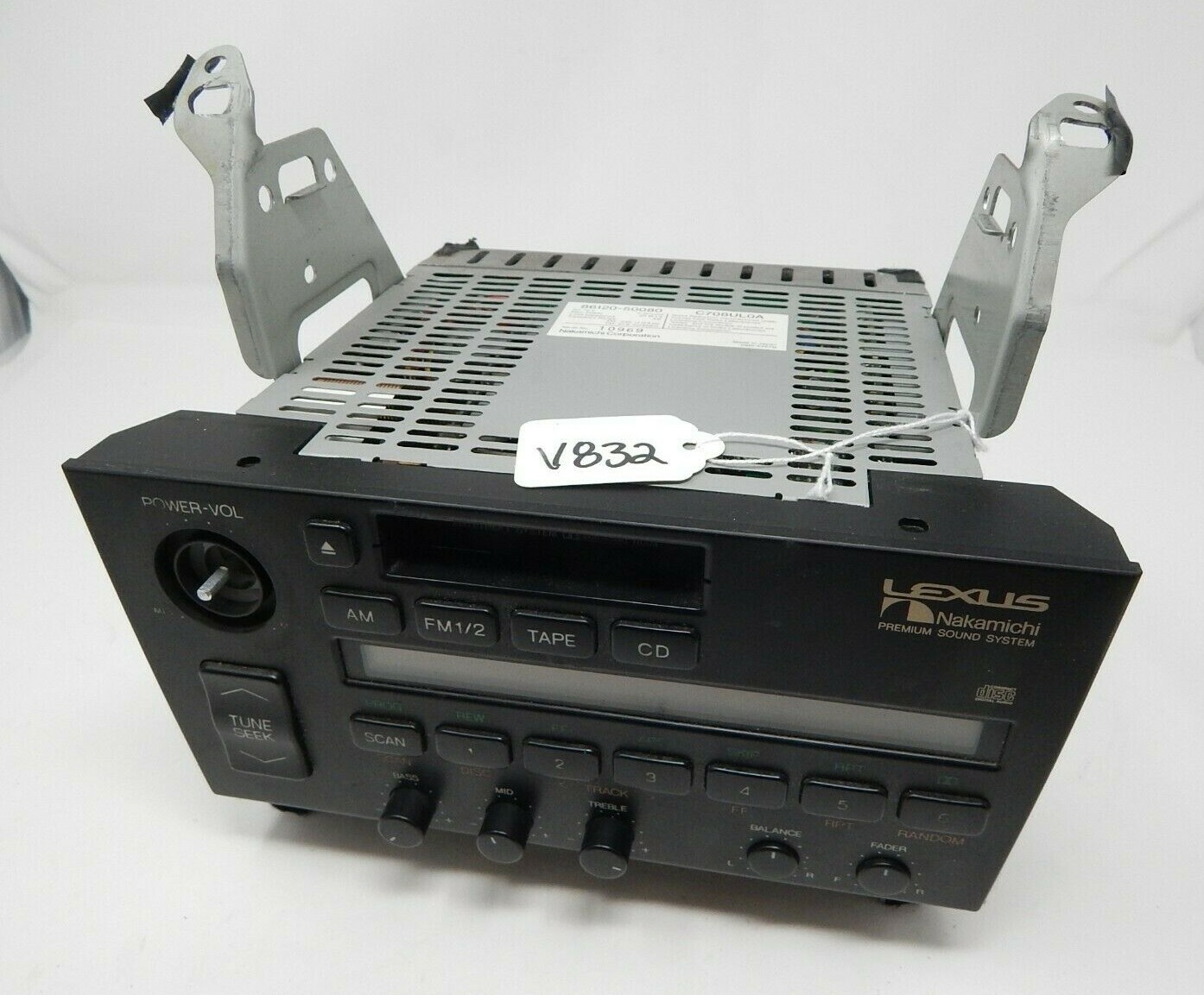 90-92 LEXUS LS400 AM FM CASSETTE TAPE PLAYER RADIO OEM | eBay