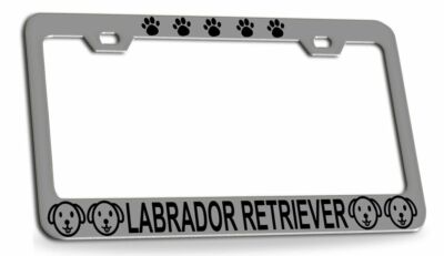 LABRADOR RETRIEVER Dogs License Plate Frame-CAN PERSONALIZE | eBay