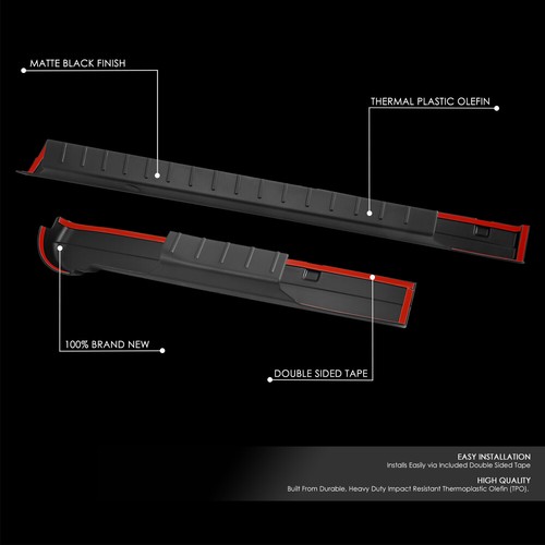 For 07-14 Silverado Sierra Truck 6.5ft Fleetside Bed Rocker Panel Guard ...