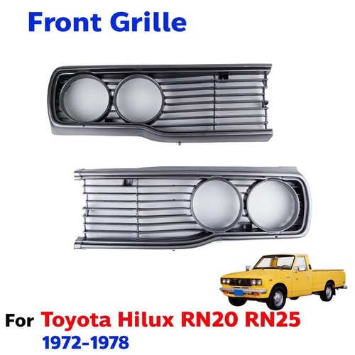 Front Grill Grille Gray Fits Toyota Hilux RN20 RN22 RN25 Pickup Truck ...