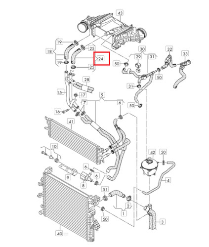 NEW VOLSKWAGEN TRANSPORTER T6 COOLANT HOSE PIPE 7E0121058AA ORIGINAL | eBay