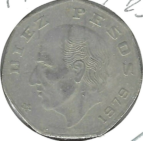 1979 Mexico 10 Pesos - Miguel Hidalgo Cotilla -7 Sided Coin | eBay