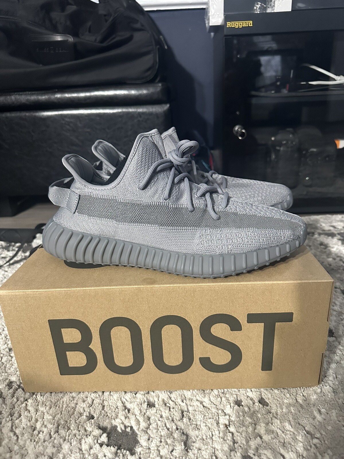 Adidas Yeezy Boost 350 V2 Steel Grey Mens Size 12.5 Grey Sneakers New ...