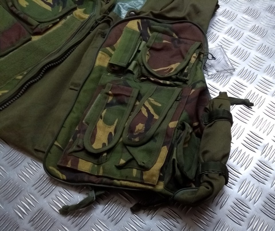 Afv Membre D'Équipage Gilet, Vert Olive / British Army Dpm Camouflage ...