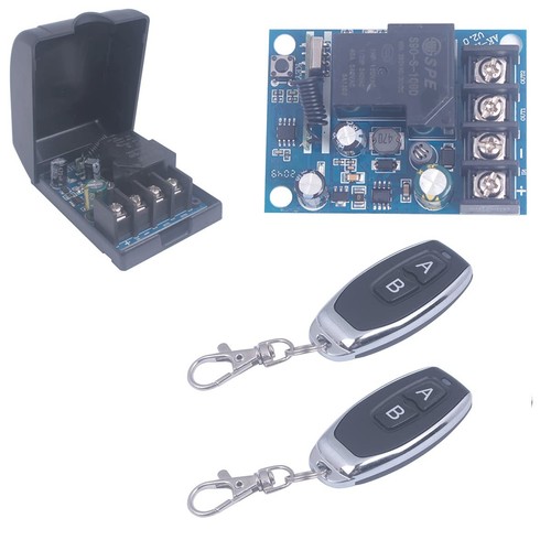 Remote Control SwitchDC 12V/24V/48V/40A Relay Wireless Light Switch 12V ...