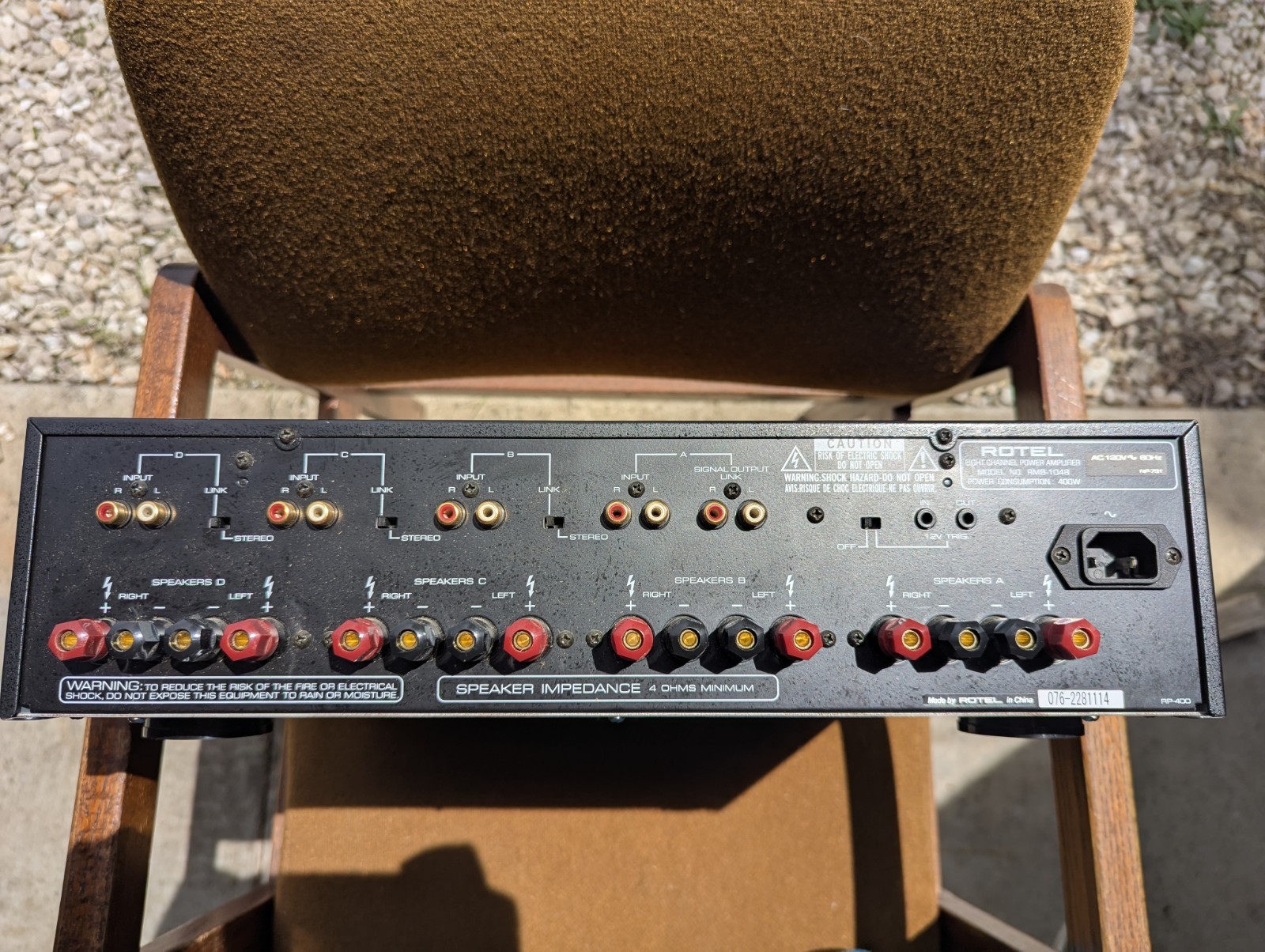 Rotel RMB-1048 8-Channel Distribution Amplifier | eBay