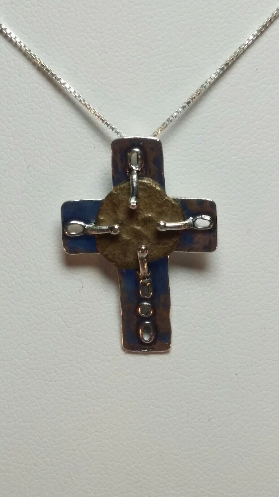 Roman Coin Cross Pendent with sterling silver chain | eBay