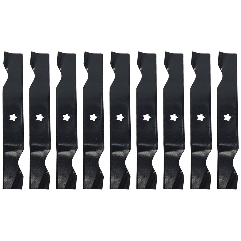9PK HIGH LIFT BLADES COMPATIBLE WITH 54" DECK 187254 187256 532187256 ...