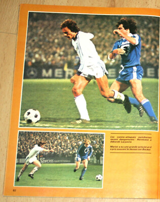 Poster Hermann Grasshopper 3 v Lacuesta SEC Bastia 2 UEFA cup 1/2 final 1977-78 | eBay