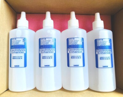 4X Bottles Electrolysis Enhancer Fluid Enagic Kangen Leveluk SD501 K8 ...