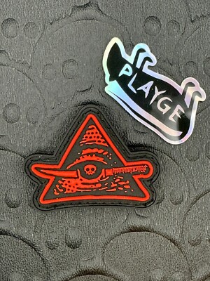 ASE Patch - Mexican Chocolate Design x Playge PVC RE - Red on Dark Grey ...