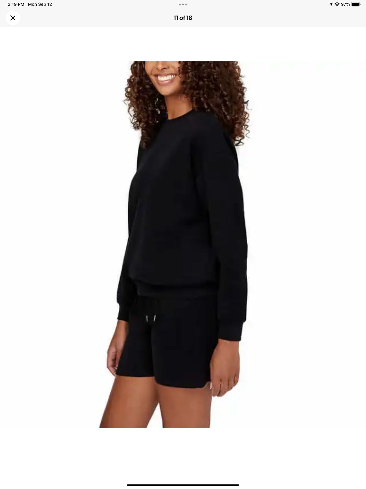 Buffalo David Britton Ladies 2 Piece Black Lounge Set XSmall NWT | eBay