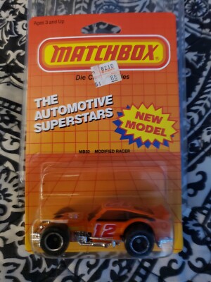 1987 MATCHBOX MB32 MODIFIED RACER 1:55 ORANGE NEW MODEL VINTAGE | eBay