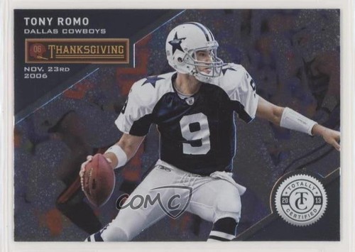 2013 Panini Totally Certified Thanksgiving Day Tony Romo #67 | eBay