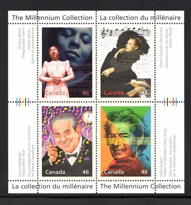 CANADA MINT SOUVENIR SHEET - SCOTT NO. 1820 - MILLENIUM COLLECTION. | eBay