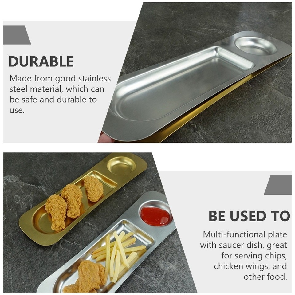 Restaurant French Fries Dish Delicate Tray Multi-function Chips Plate ...