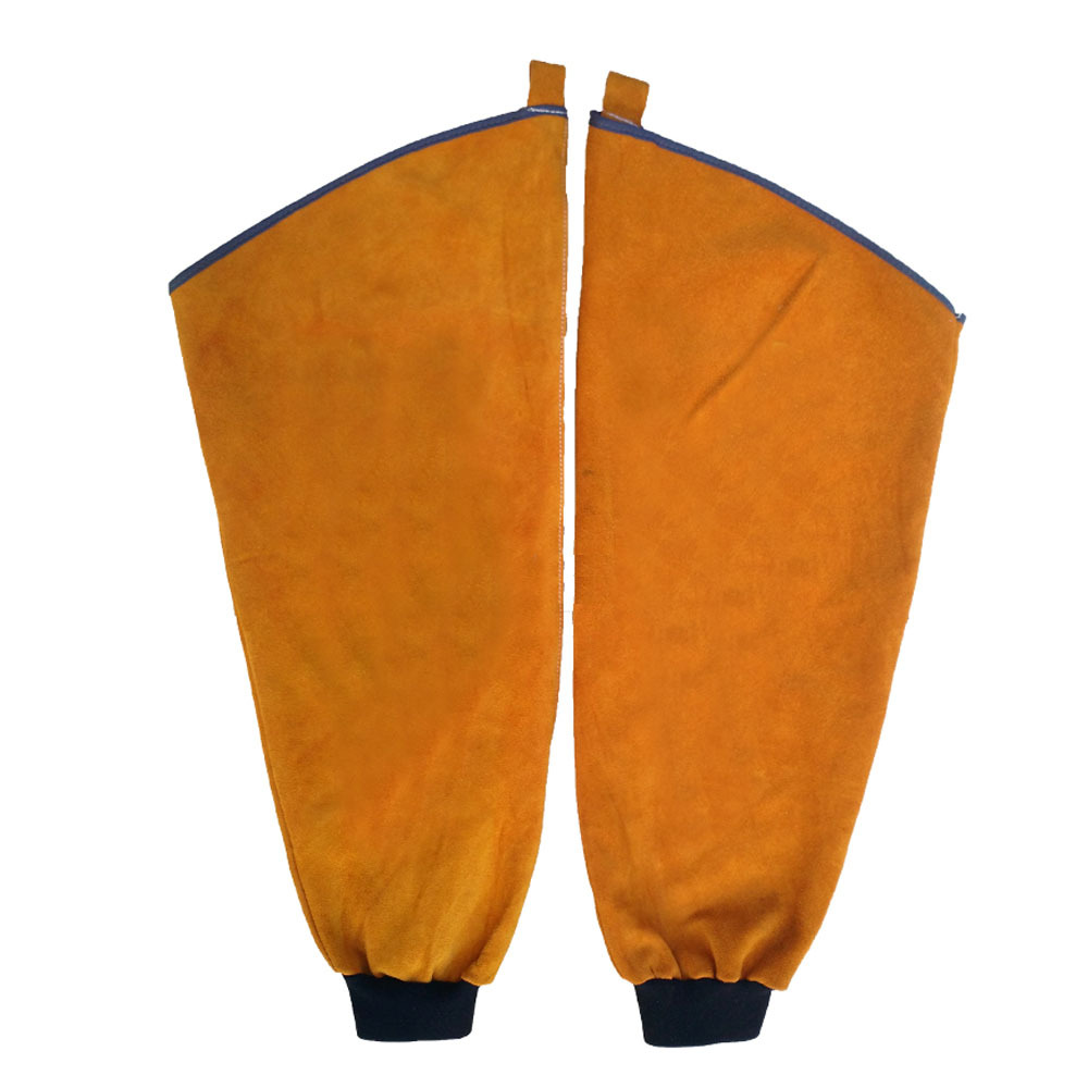 Welding Heat Insulation Protect Leather Aprons Gloves Shoe Cover ...