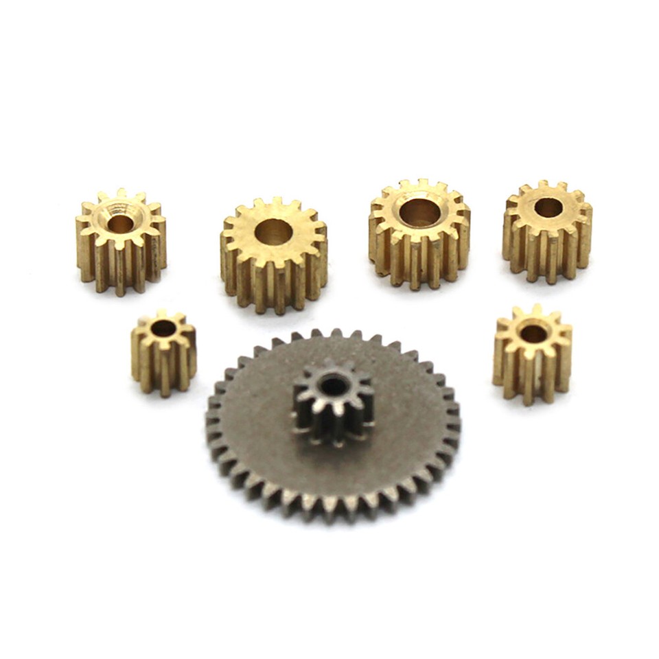 Metal Pinion 0.5 Motor Gear Shaft Pinion Gears For RC Car Electric ...