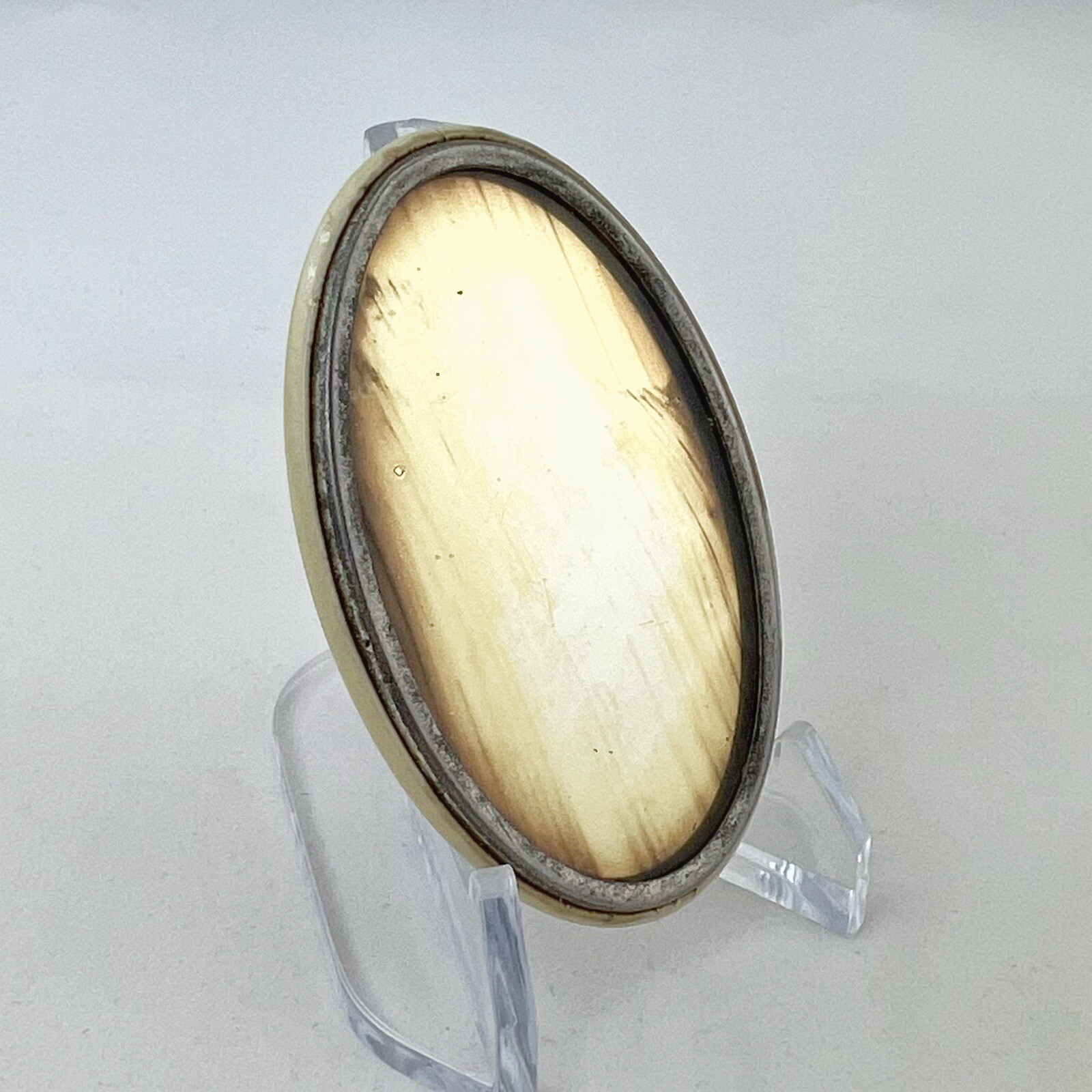 Antique 1920s Flapper Bride Pocket Mirror Pretty Lady | eBay