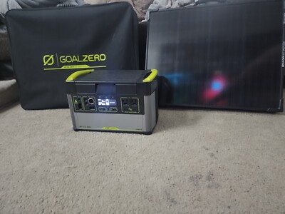 Goal Zero Power Station And Solar Panels | eBay