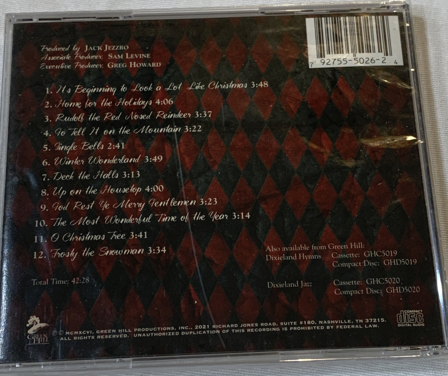 Dixieland Christmas (Green Hill) by Sam Levine (Sax/Flute/Horn) (CD ...