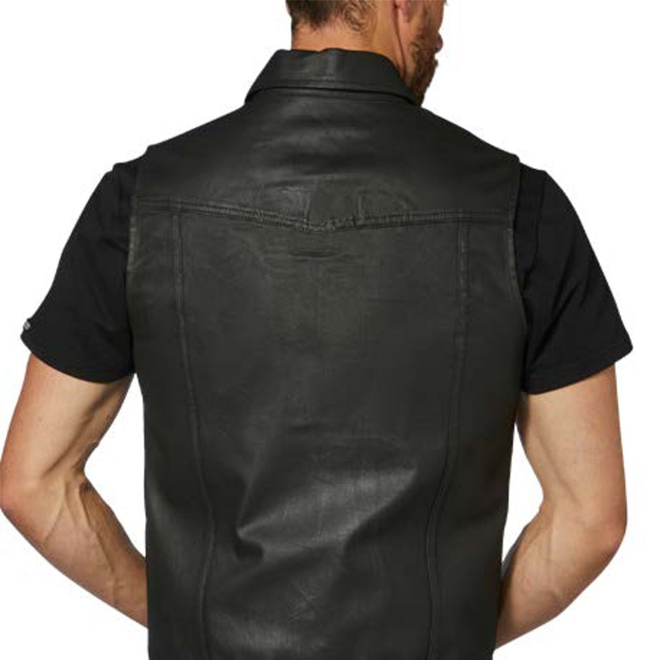 Men's Biker Denim Vest 3XL - ROKKER Club Vest - Chopper Vest Retro ...